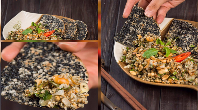 Uncover the Hidden Gem of Hue: Stir-Fried Mussel with Grilled Rice Paper